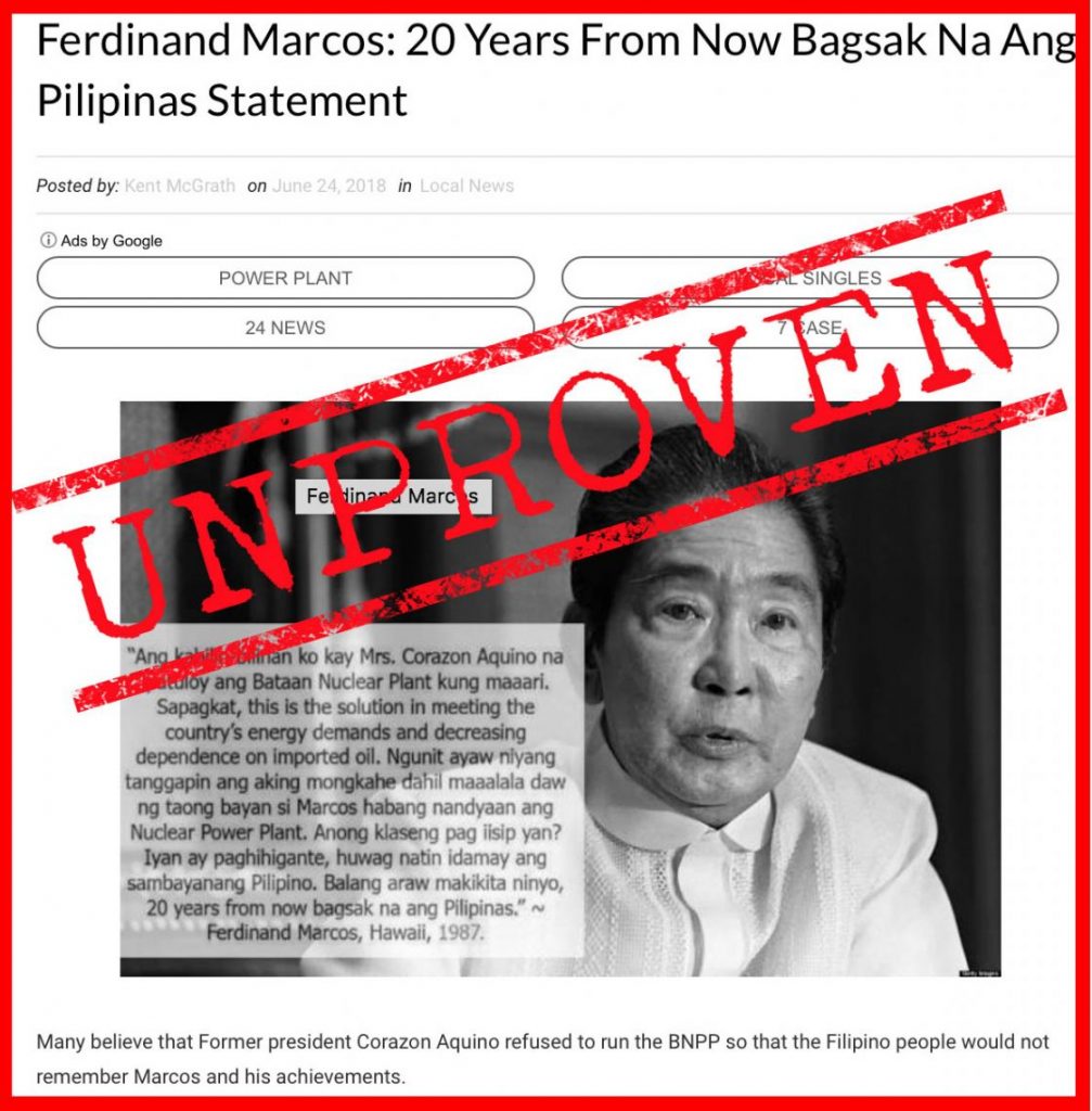 unproven Archives - VERA Files