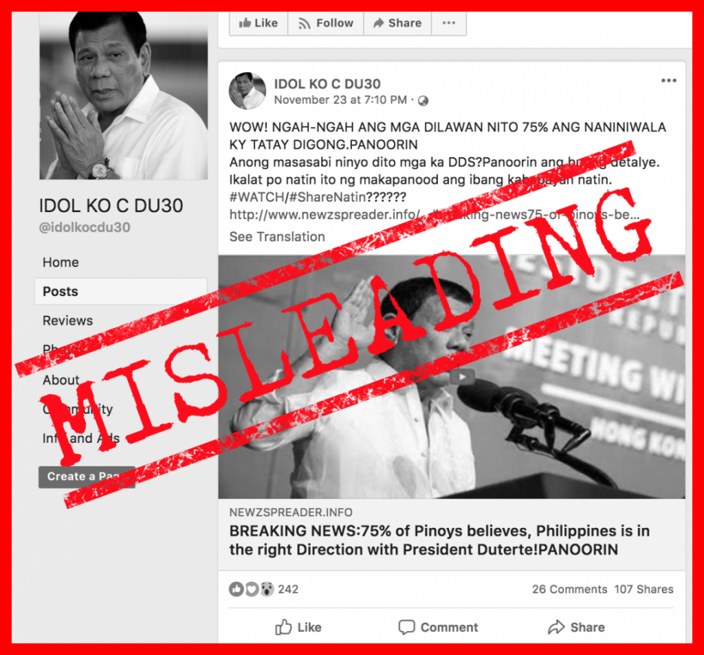 VERA FILES FACT CHECK: Online post, FB users MISLEAD by REFRAMING the ...