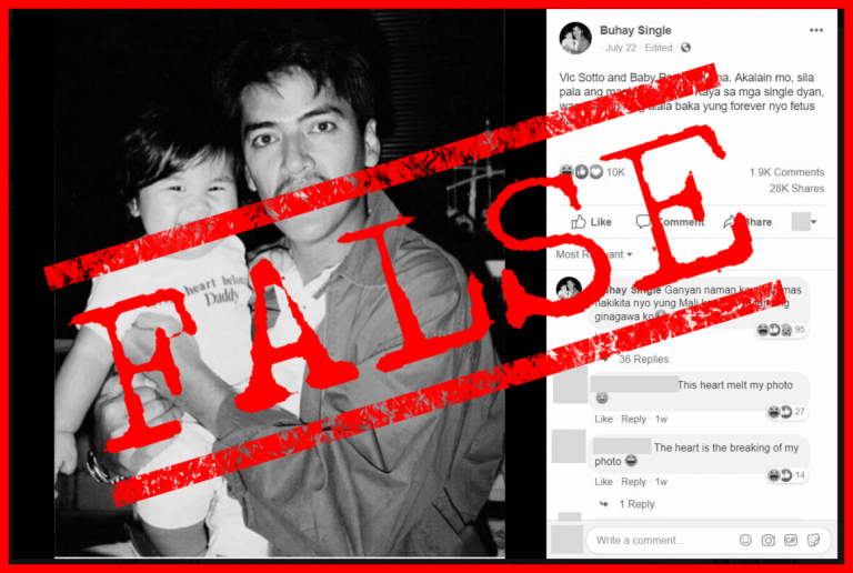 VERA FILES FACT CHECK: Reports on Vic Sotto’s death from heart attack a ...