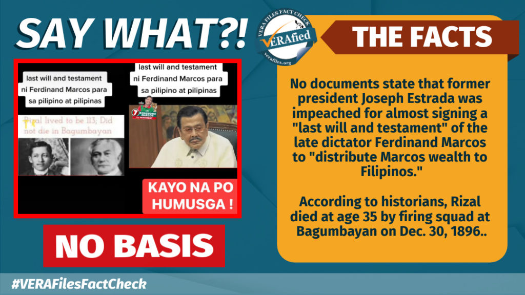 VERA FILES FACT CHECK: Video revives Marcos family wealth claims with ...