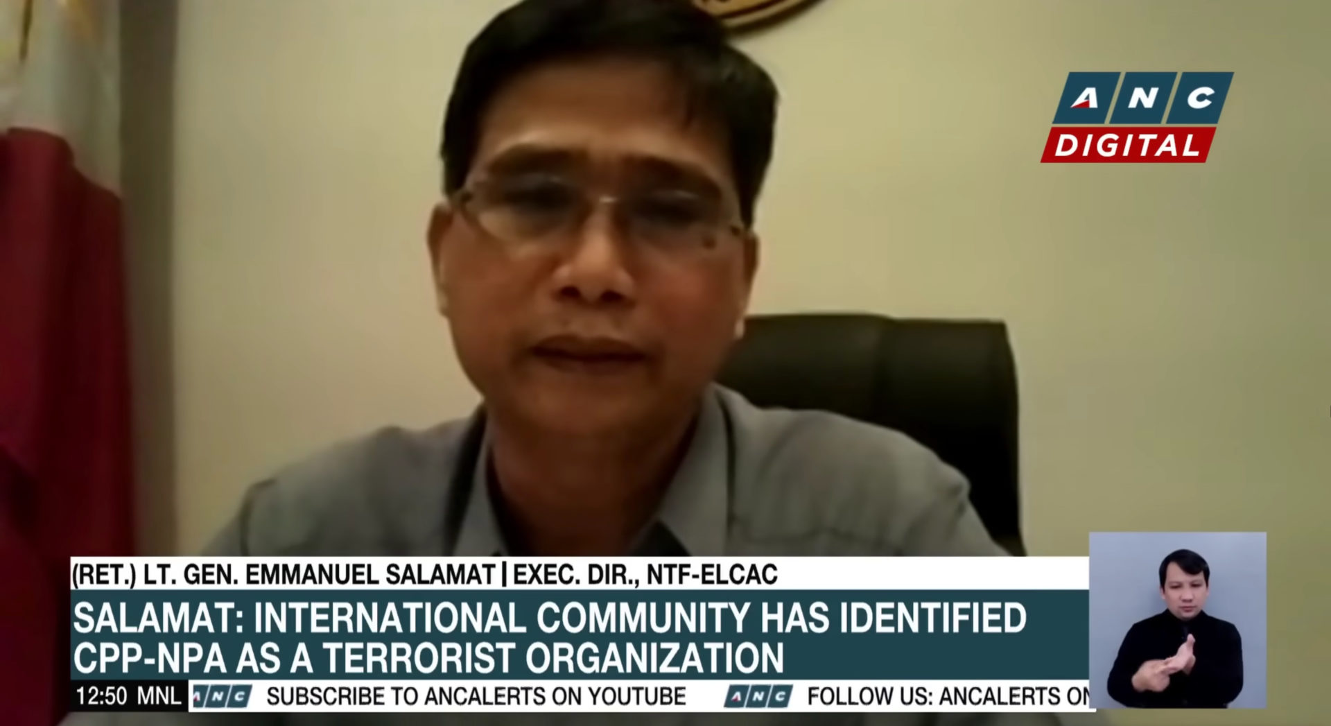 NTF-ELCAC official’s claim that int'l community made ‘a strong statement’ and ‘position’ on CPP ...