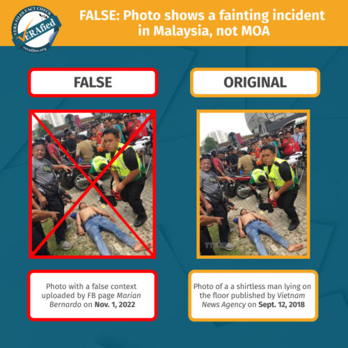VERA FILES FACT CHECK: Posts claiming ‘Itaewon-like’ crowd crush at MOA ...