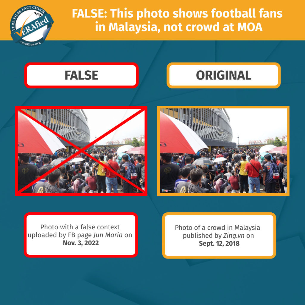 VERA FILES FACT CHECK: Posts claiming ‘Itaewon-like’ crowd crush at MOA ...