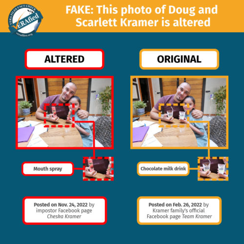 VERA FILES FACT CHECK: Cheska Garcia-Kramer impersonator uses FAKE photos for mouth spray ad ...