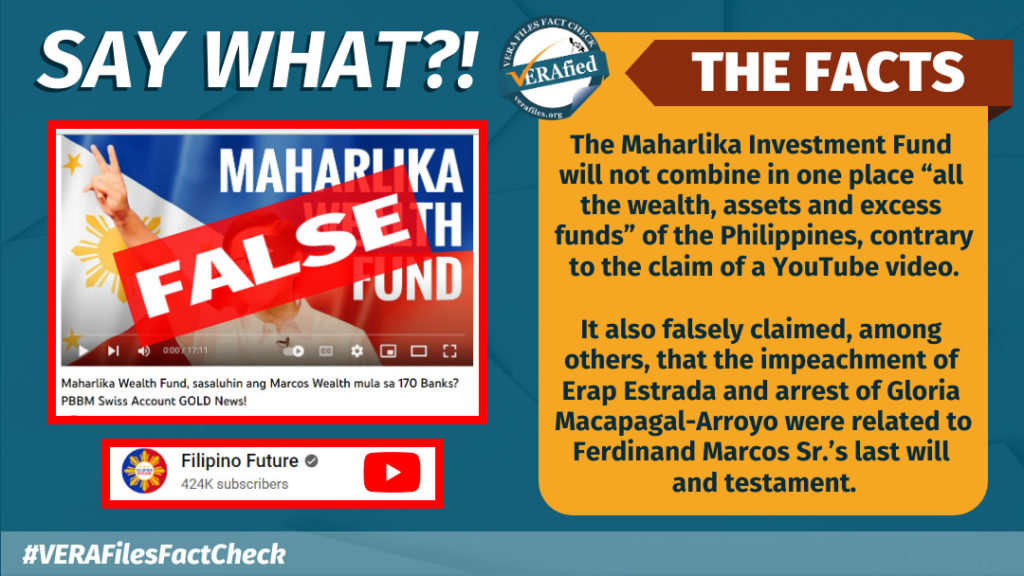 FACT CHECK: Video carries FALSE claims on Maharlika fund, Marcos wealth
