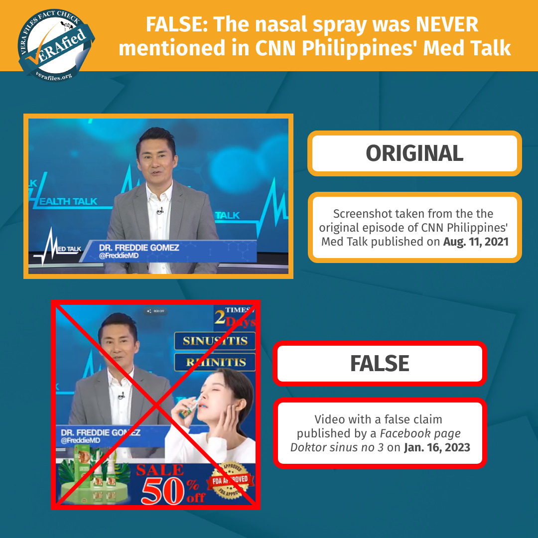 ‘Sinusitis spray’ ads on FB are FAKE