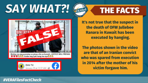 Video DOES NOT show execution of OFW murder suspect