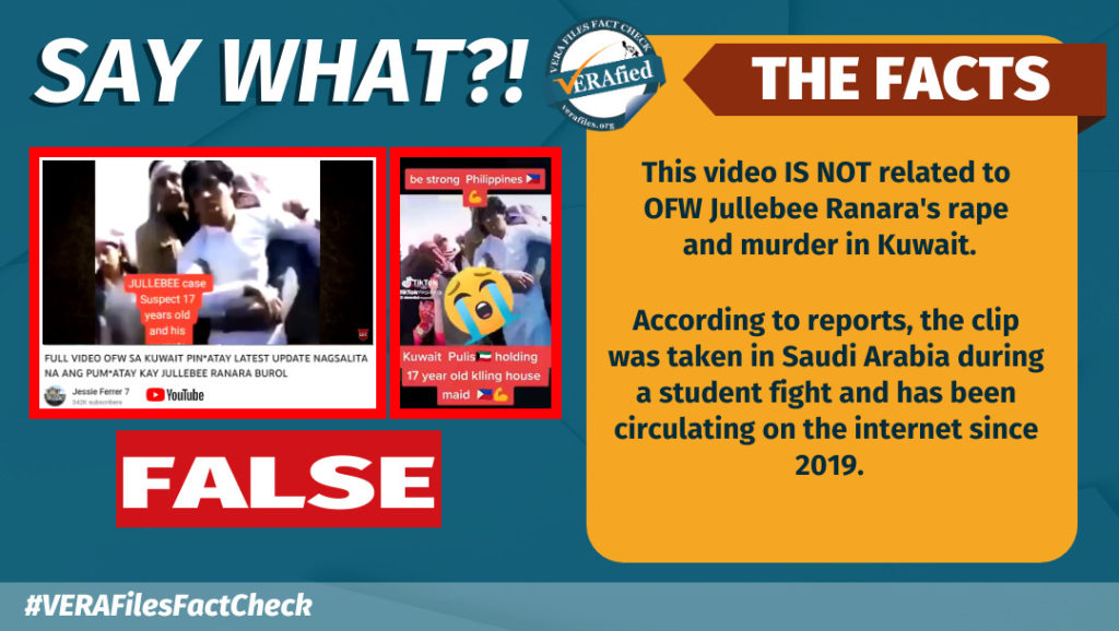 Viral video shows WRONG suspect in OFW rape-slay