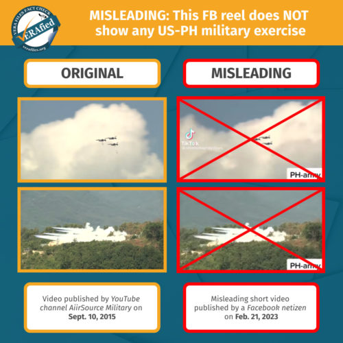 MISLEADING video only shows US-SoKor military drill, not US-PH