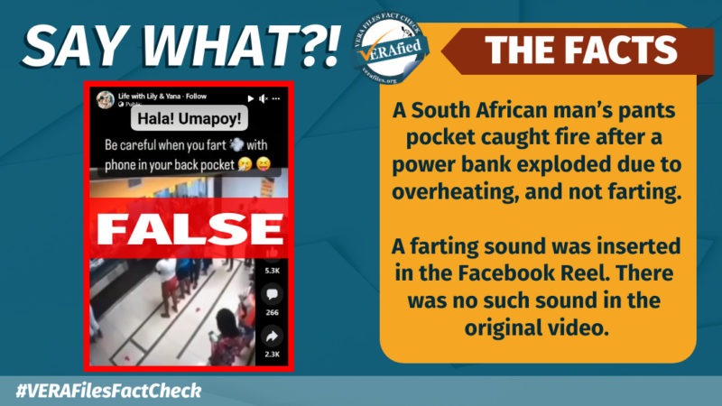 VERA FILES FACT CHECK: Explosion caught on video caused by gadget ...