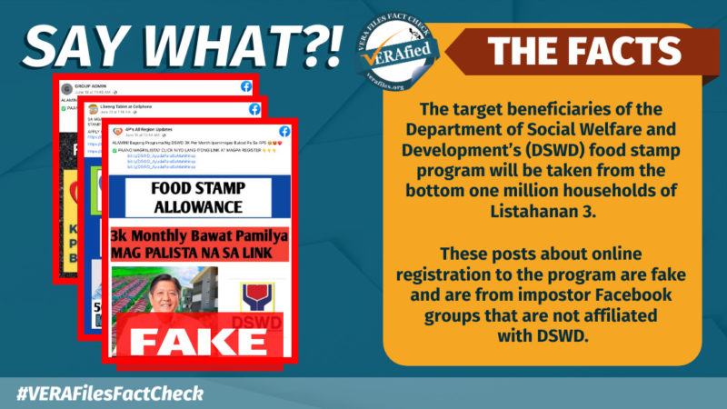VERA FILES FACT CHECK: Impostor groups share FAKE online registration ...