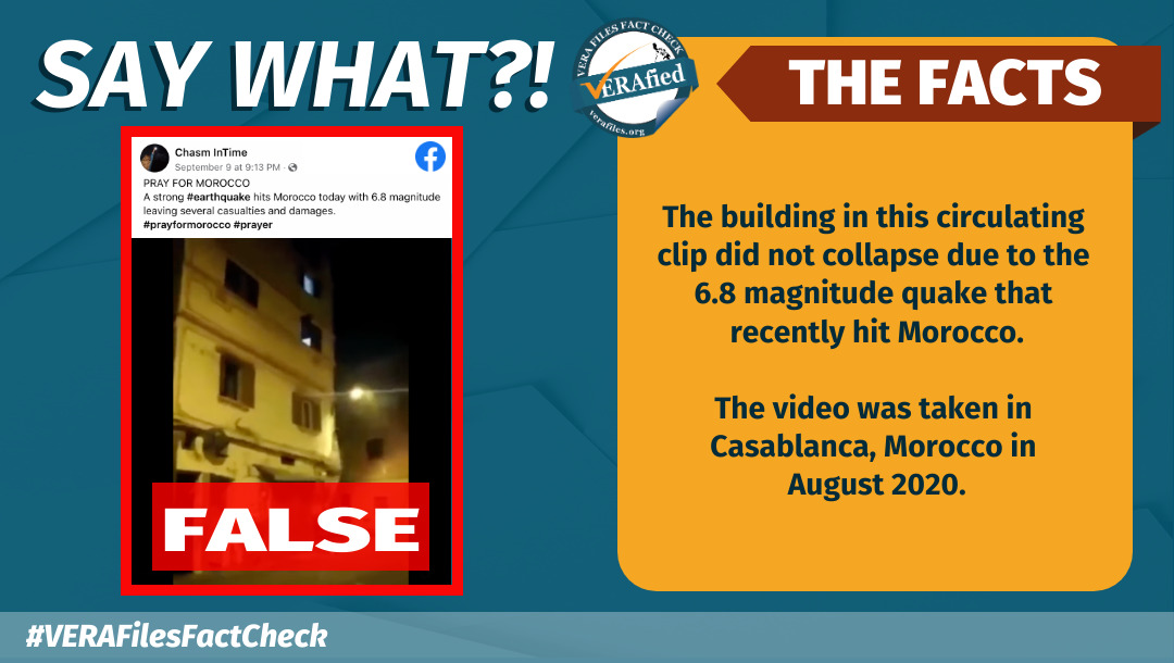 VERA FILES FACT CHECK: Video of collapsed building NOT from 2023 ...