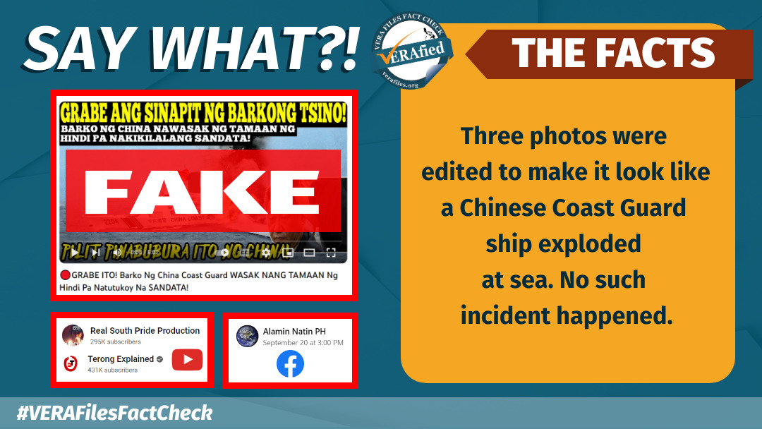 VERA FILES FACT CHECK: NO ‘destruction’ of Chinese coast guard ships ...