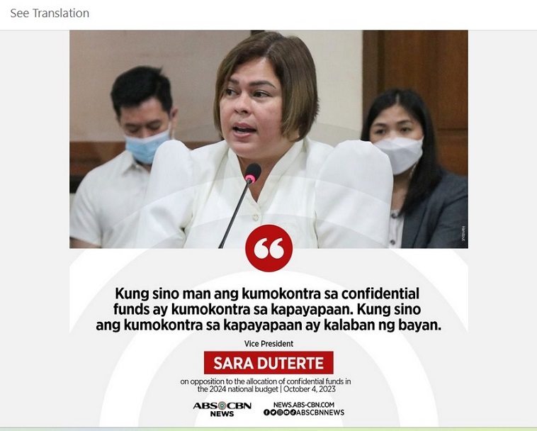 An orgy of name-calling against Sara - VERA Files