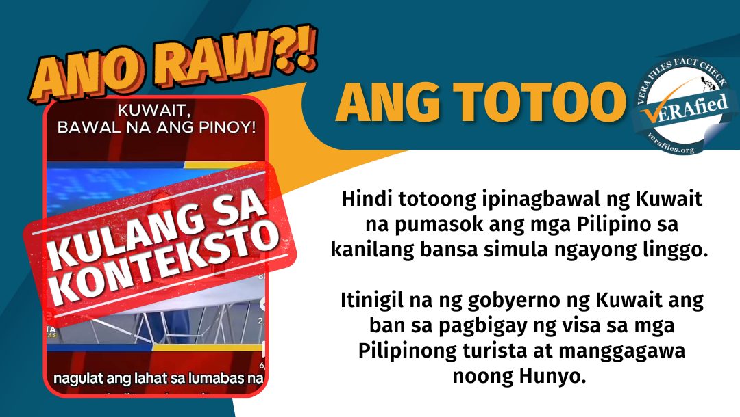 NO Kuwait ban on Filipinos in July 2024