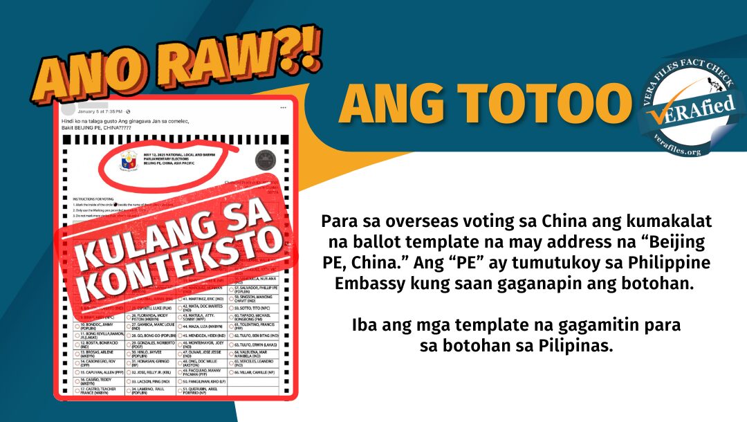2025 PH ballot template with "China" header NEEDS CONTEXT