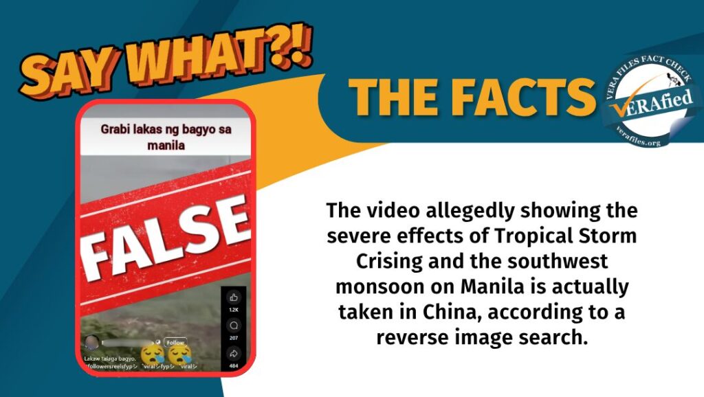 'Storm' video shows China clips, NOT Manila