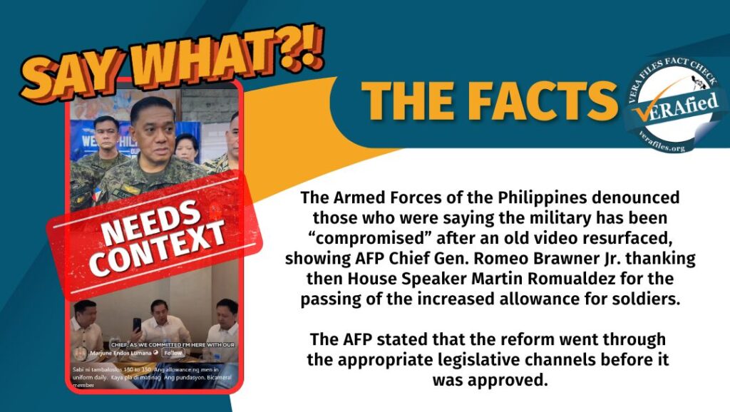 AFP NOT 'compromised,' denounced video NEEDING CONTEXT