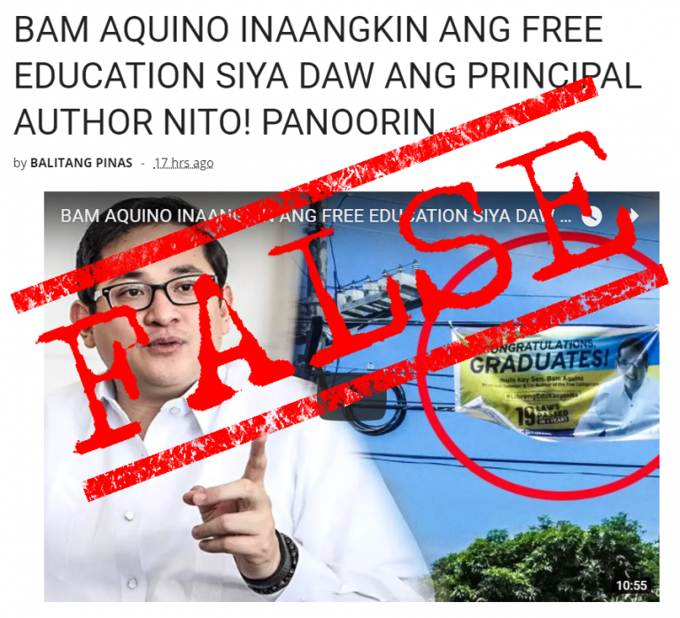 VERA FILES FACT CHECK: Bam Aquino ‘quote’ bragging about his ‘family of ...