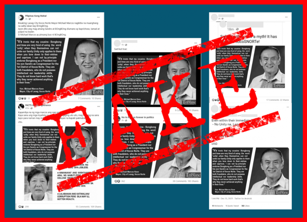 VERA FILES FACT CHECK: Sandro Marcos quote card on Duterte’s cocaine ...