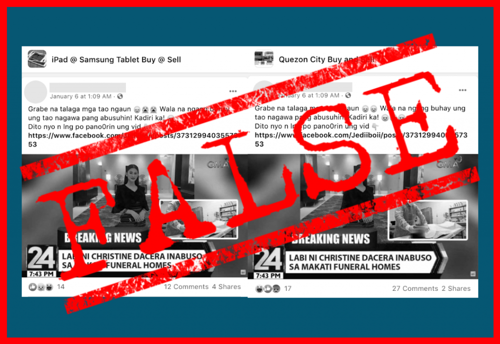 VERA FILES FACT CHECK: Post on arrest of Christine Dacera’s ‘rapist ...